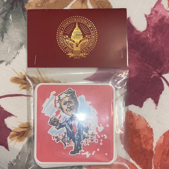 Kitchen | New President Trump Cardboard Coasters From The Inauguration ...